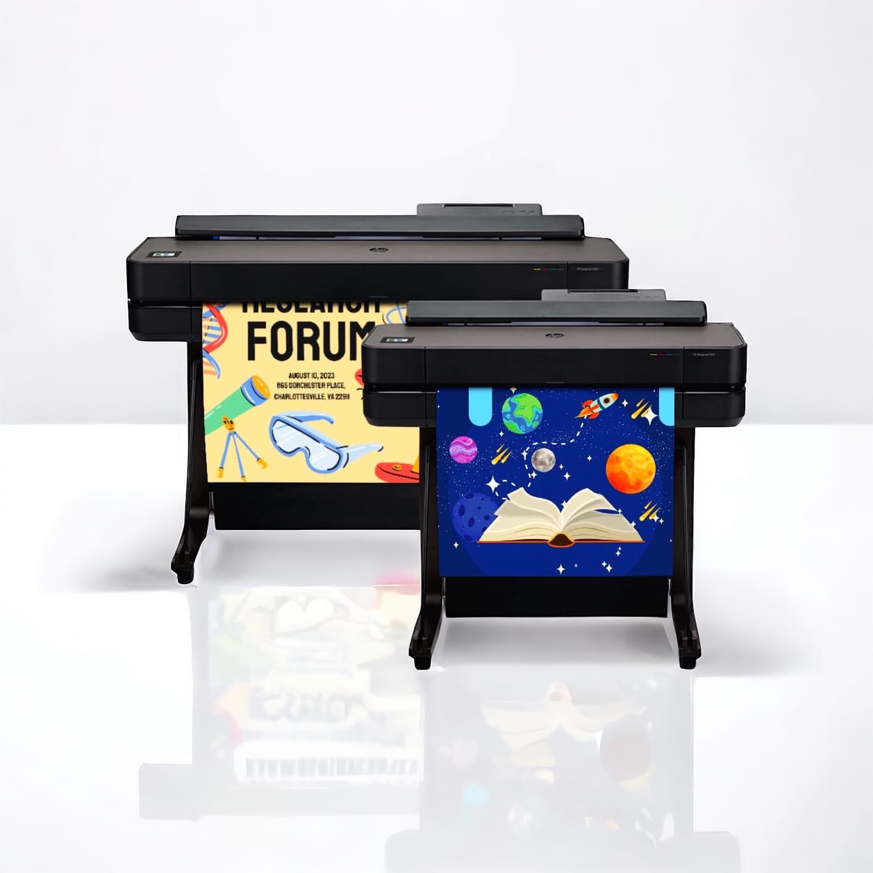 Education Graphics Poster Maker: 24, 36, 44 Models