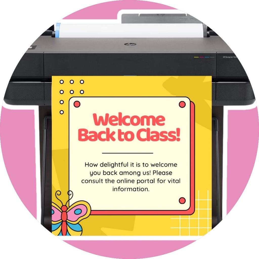 Educational Experiences with a Poster Printer Machine and Canva ...
