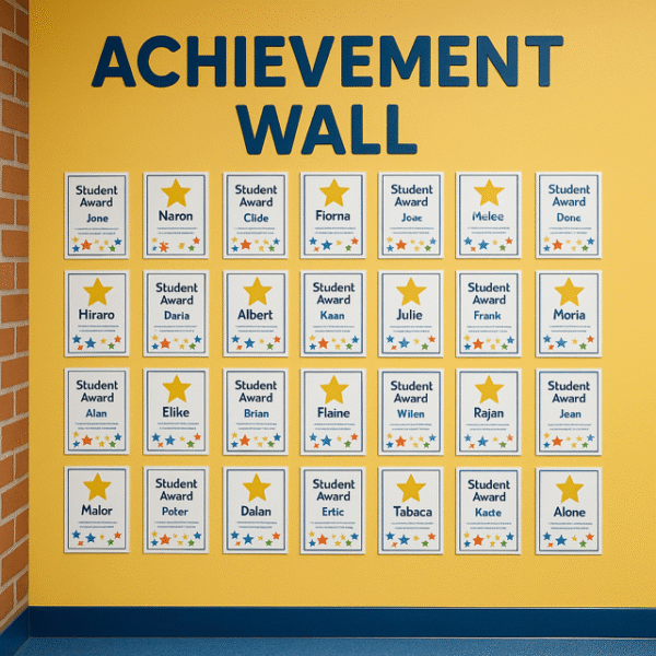 Achievement Walls in Schools: Inspiring Success - Poster Printers For ...