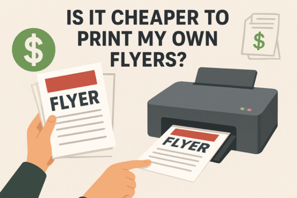 Is It Cheaper to Print My Own Flyers? - Poster Printers For Schools